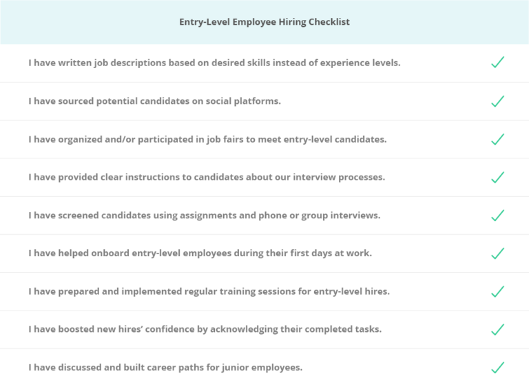 Tips for attracting and hiring entry-level employees | Workable