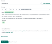 Sending mass recruiting emails to candidates: sourcing, rejections ...