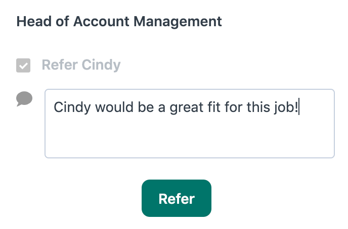 Set up a successful employee referral program to get more candidates