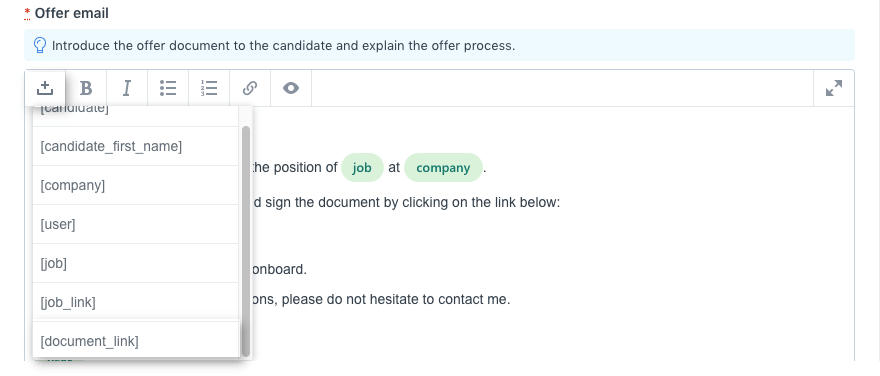 Simplify the offer letter approval process | Workable University