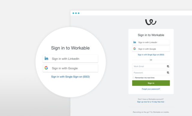 Five reasons to use single sign-on (SSO) with Workable - Workable