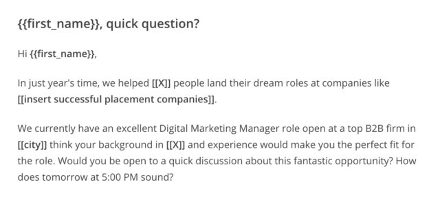 8 tips for writing cold recruitment emails – with templates - Workable