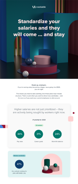 INFOGRAPHIC: Standardize your salaries and they will come (and stay ...