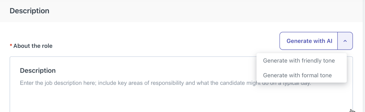 Get a head start: Introducing AI generated job descriptions - Workable