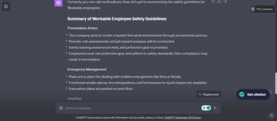 ChatGPT for crisis management - Workable