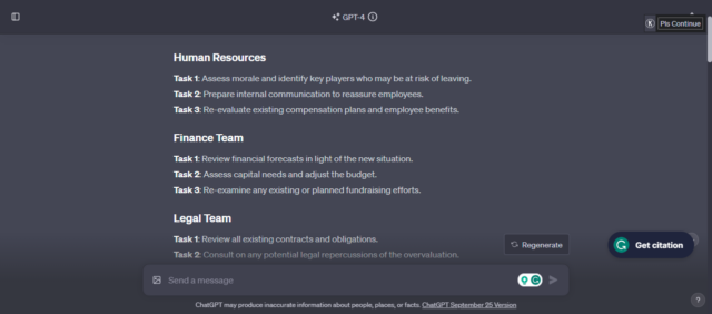 ChatGPT for crisis management - Workable
