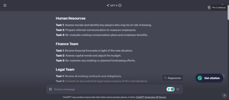 ChatGPT for crisis management - Workable