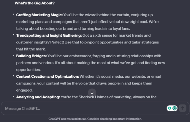 How to use ChatGPT & Workable to make better job descriptions