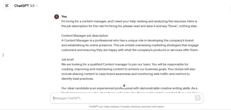 Screening resumes with ChatGPT: a step-by-step guide - Workable