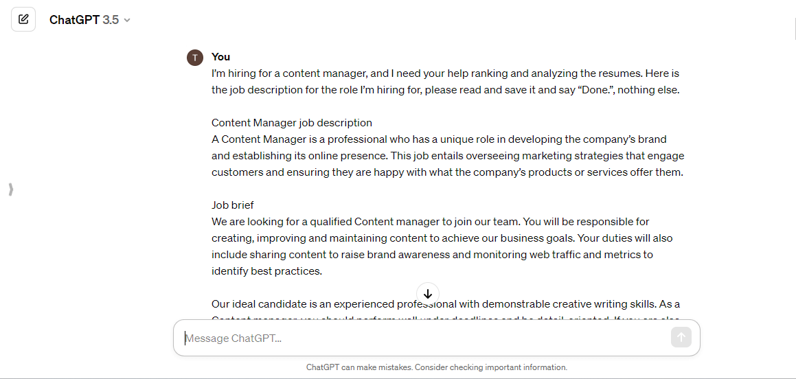 Screening resumes with ChatGPT: a step-by-step guide - Workable